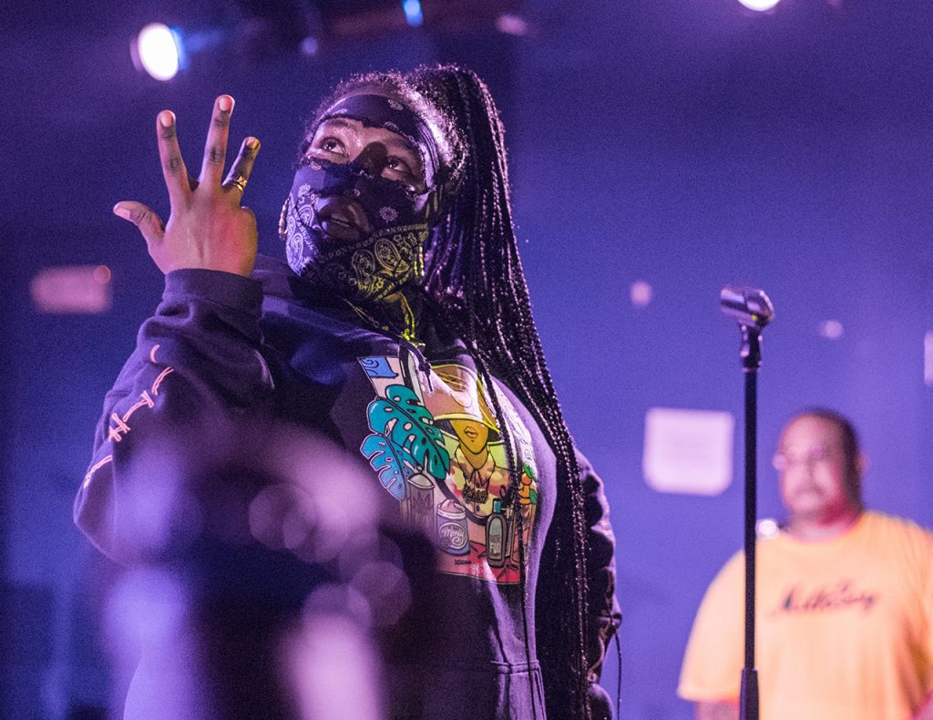 Leikeli47 Hides Her Face, But Not Her Love For Her Fans – StayUp.News
